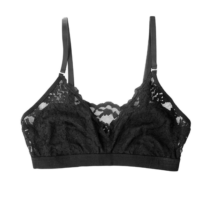 Tiara Black Lace Bralette | Bloomers Intimates